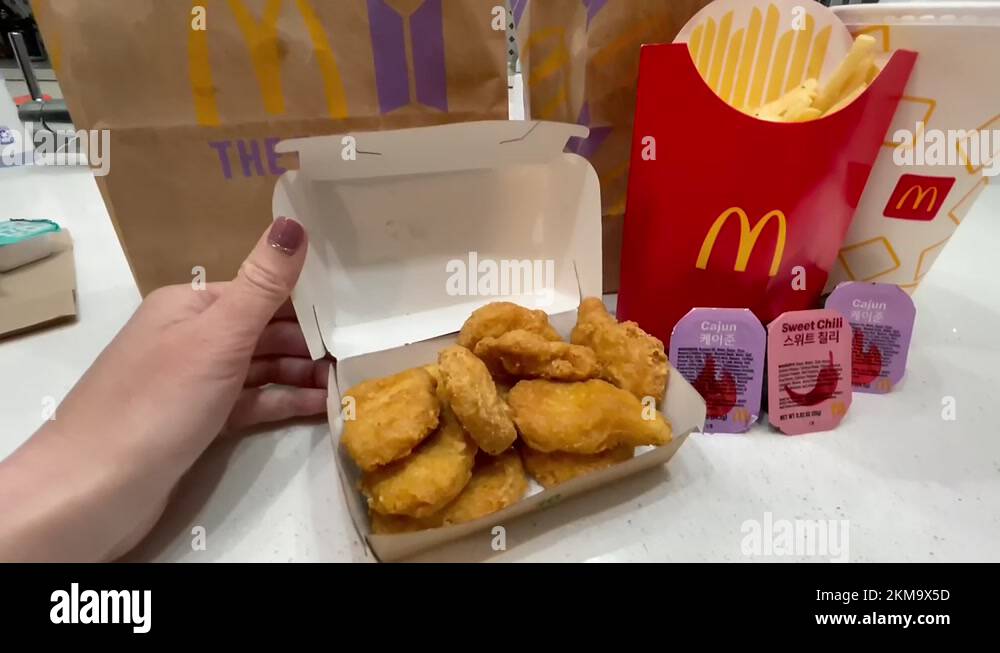 "The BTS Meal" at Mc Donald's includes K-pop BTS boy group's favorite ...