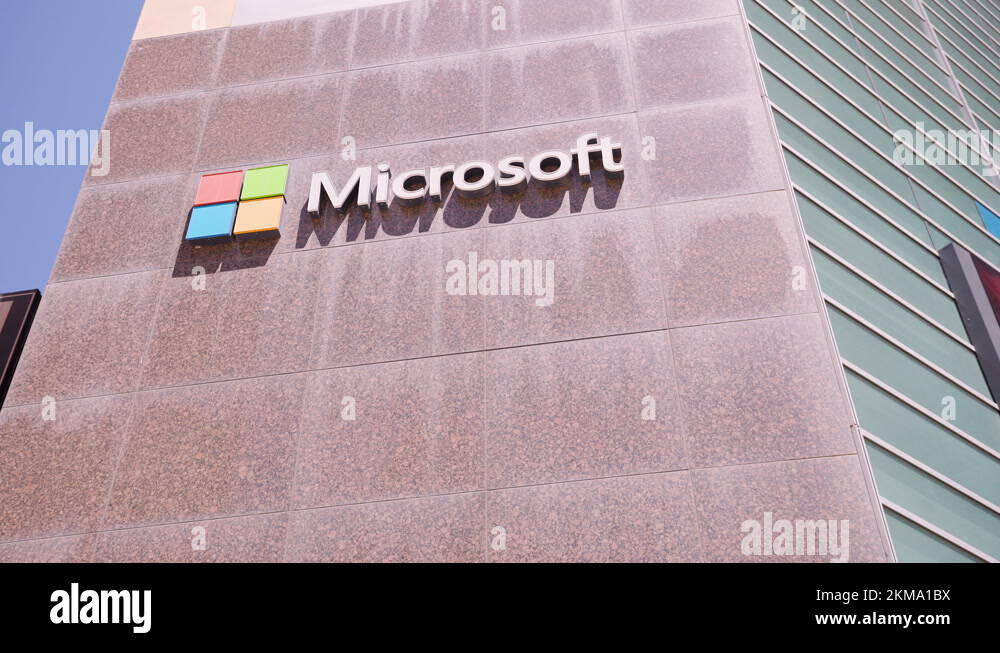 Microsoft office at One Campus Martius downtown Detroit 4k Stock Video ...