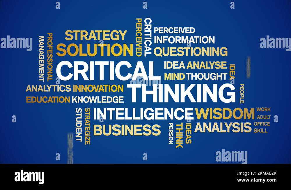 critical thinking animated word cloud,design animation typography ...