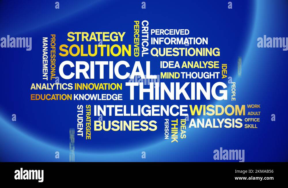 critical thinking animated word cloud,design animation typography ...
