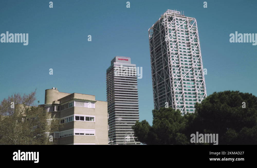 Torre mapfre skyscraper Stock Videos & Footage - HD and 4K Video Clips ...