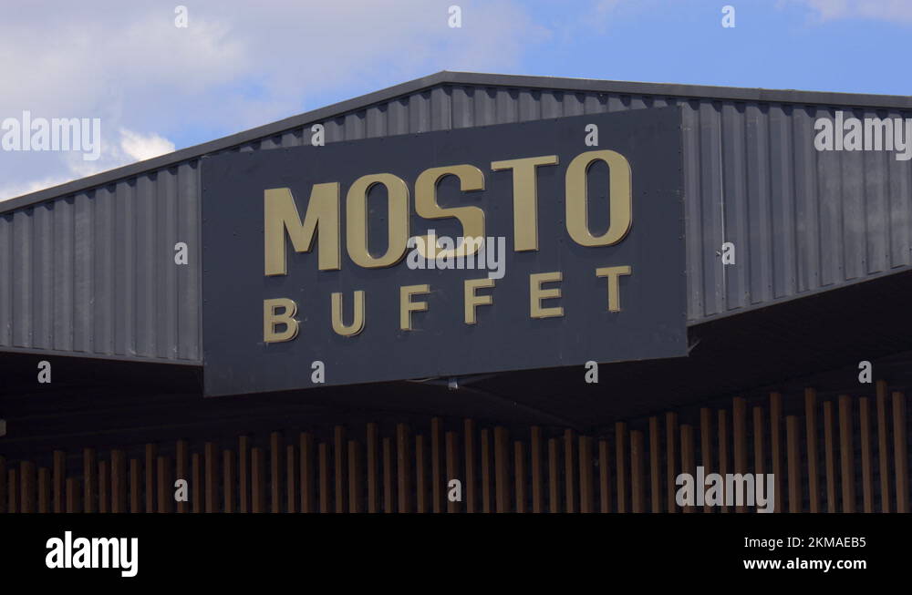 Mosto Buffet restaurant, an all you can eat world food restaurant Stock ...