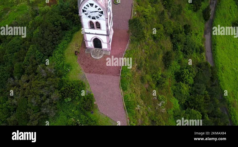 Aerial View Of Chapel of Our Lady of Fatima (Capela de Nossa Senhora de ...
