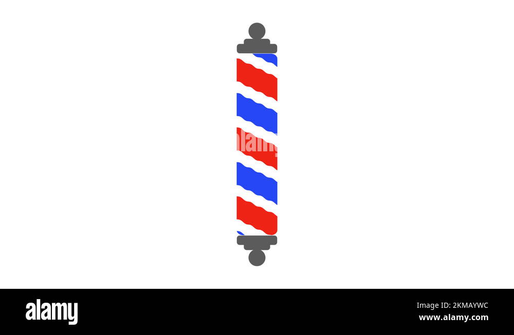 Retro barbershop logo pole Stock Videos & Footage - HD and 4K Video ...