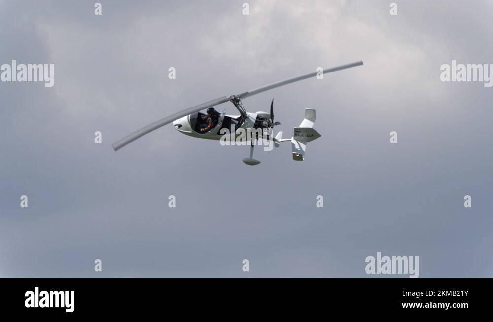 gyroplane Gyro Classic demonstration flight the Sky aviation festival ...