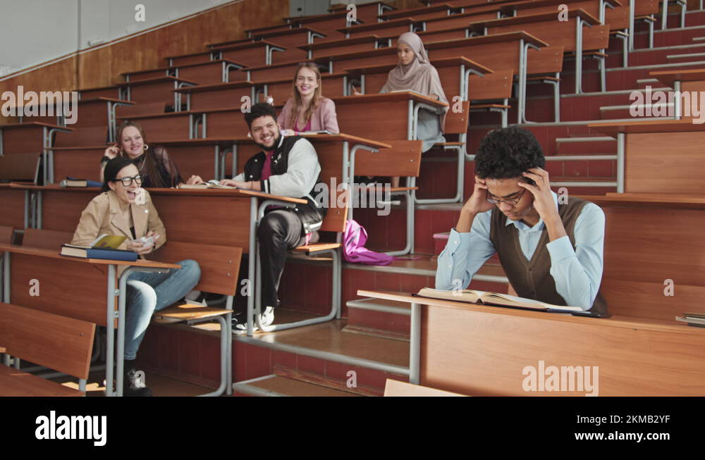 Students Bullying their Classmate in Class Stock Video Footage - Alamy