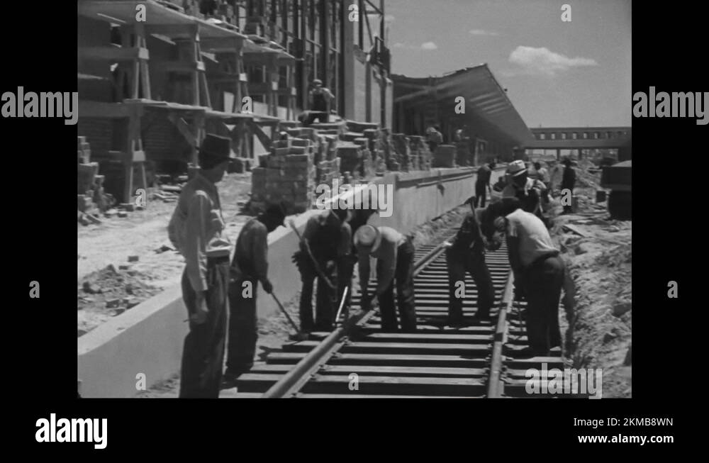 Workers near railroad tracks Stock Videos & Footage - HD and 4K Video ...