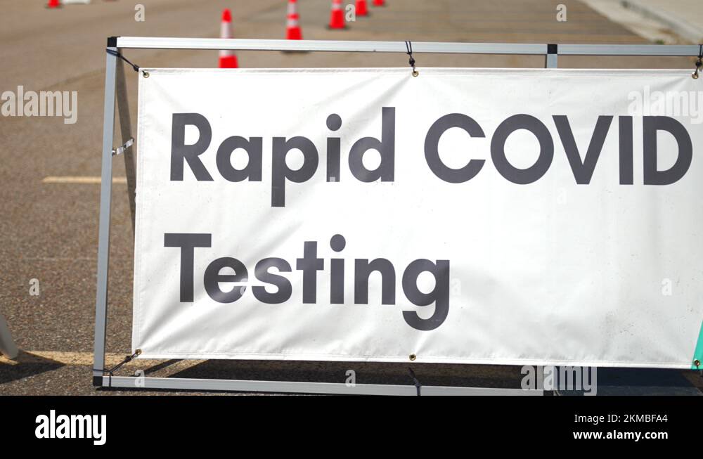 Covid 19 rapid testing sign Stock Videos & Footage - HD and 4K Video ...