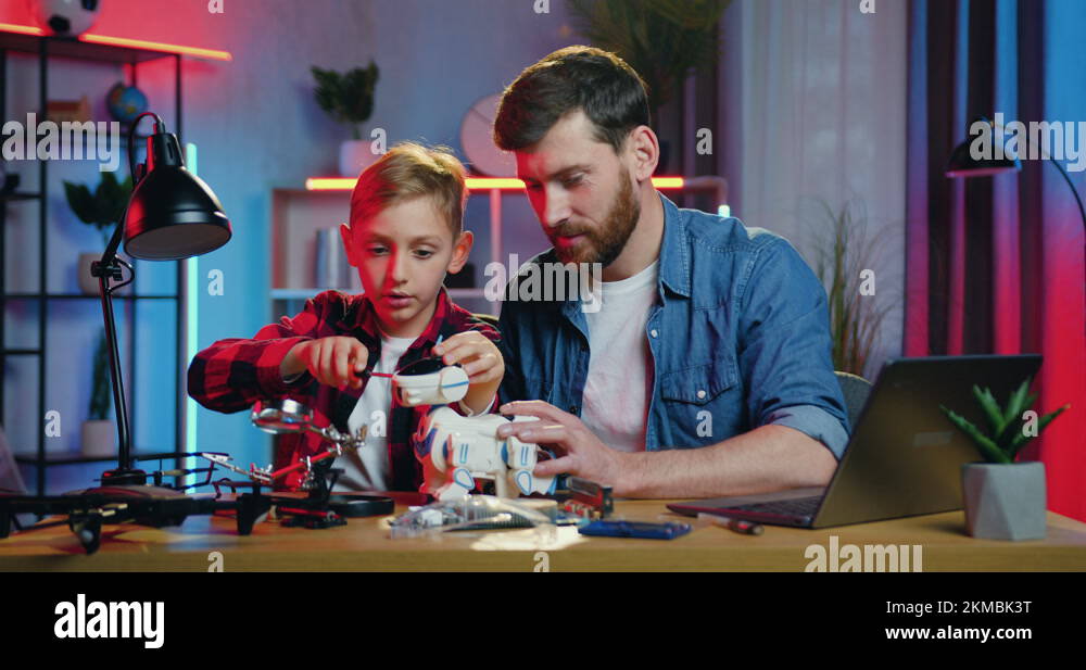 Father son robot toy together Stock Videos & Footage - HD and 4K Video ...