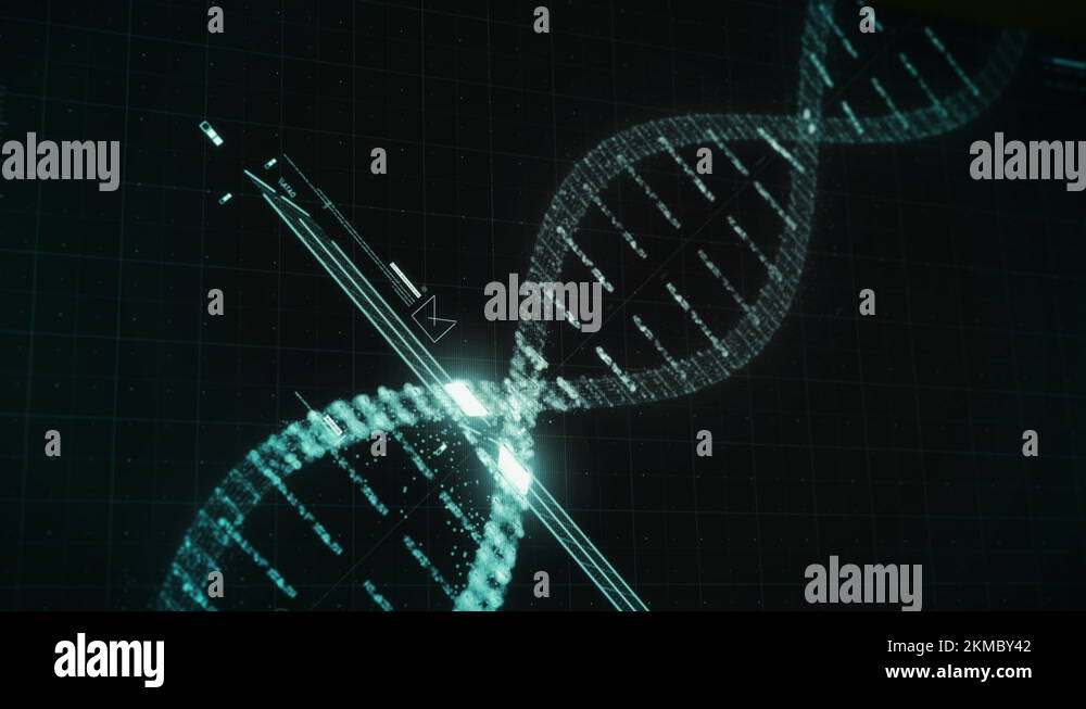A Scanner is Analyzing the Structures of the Genetic Code for Antidote ...