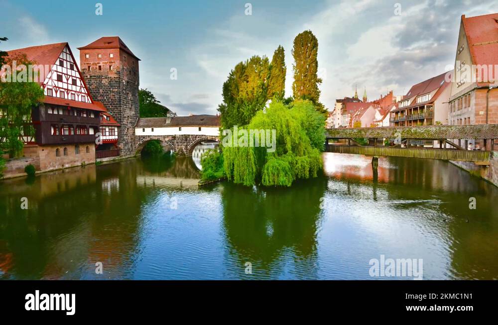 Nuremberg medieval bridge Stock Videos & Footage - HD and 4K Video ...