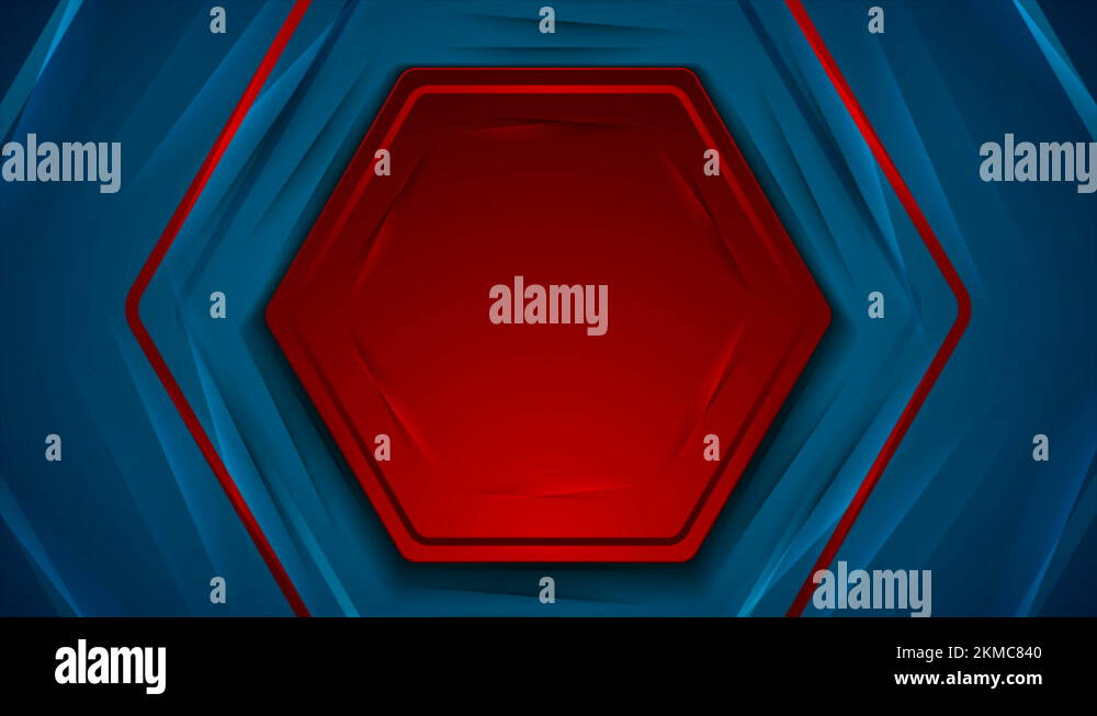 Blue and red shiny glossy hexagons abstract geometry motion background ... Blue and red shiny glossy hexagons abstract geometry motion background ...