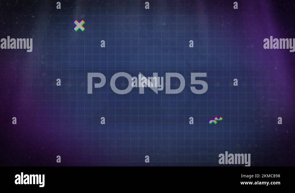 Animation of moving lights, qr code and pie chart over shopping cart ...