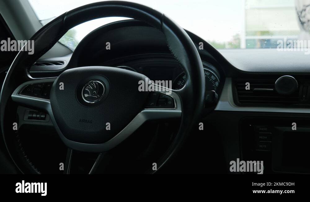 Skoda steering wheel Stock Videos & Footage - HD and 4K Video Clips - Alamy