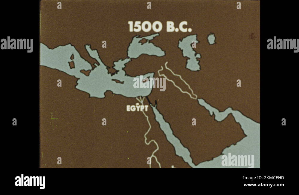 1970s: Map of Middle East, arrows expand from Egypt, region appears ...