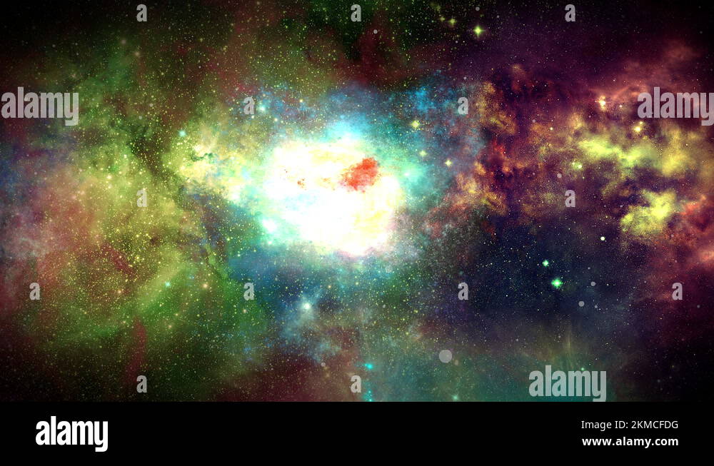 Flying In Orion Nebula, Animation Loop Stock Video Footage - Alamy