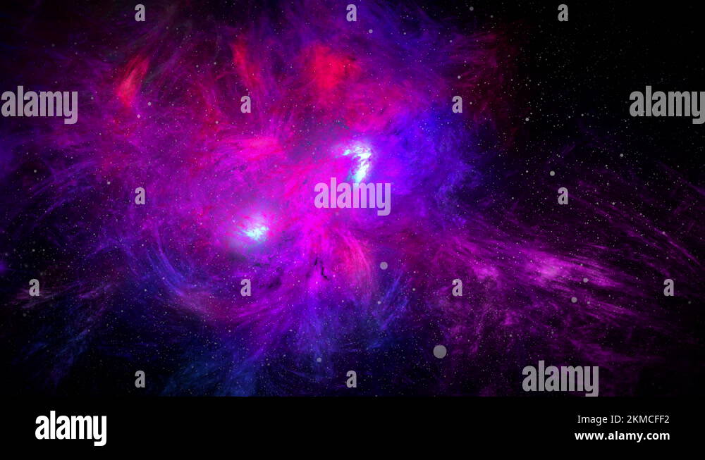 Flying In Orion Nebula, Animation Loop Stock Video Footage - Alamy