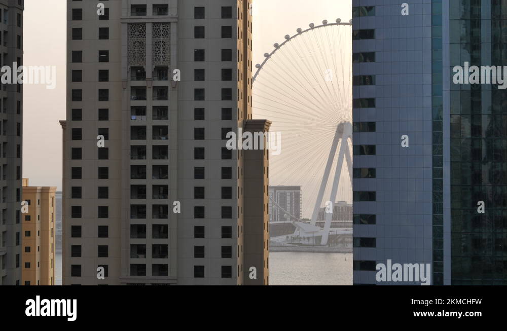 Snap View Of Tallest Observation Wheel In UAE Between High-rise ...