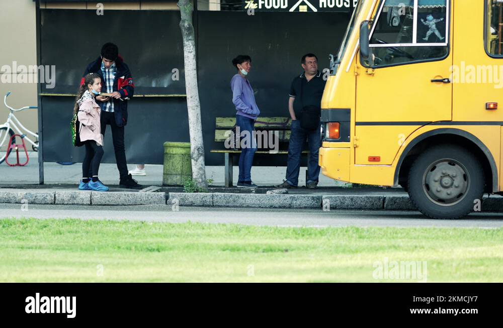 Passenger leaving bus Stock Videos & Footage - HD and 4K Video Clips ...