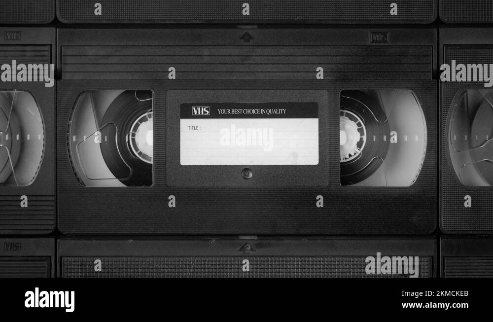 Vintage opening background of stop motion VHS cassette animation, plus ...