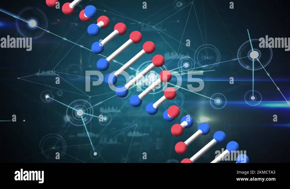 Dna structure spinning against network Stock Videos & Footage - HD and ...