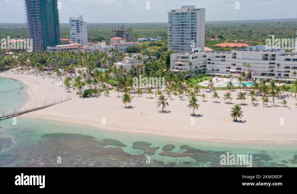 Marbella Hotel Buildings By The Beach Near El Embarcadero, Club Hemingway Stock Video Footage ...