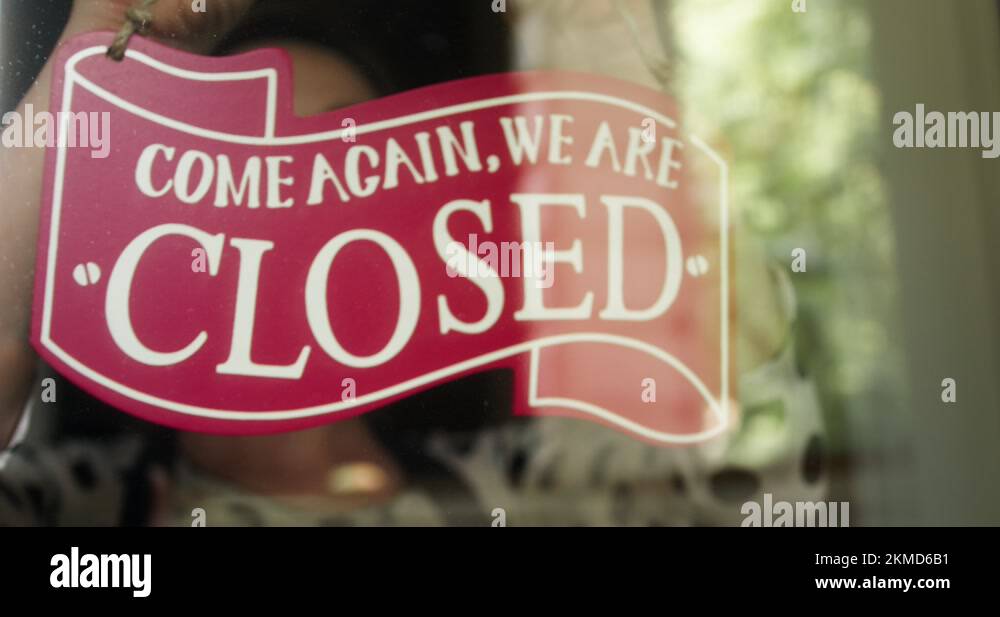 Cafe closed sign Stock Videos & Footage - HD and 4K Video Clips - Alamy