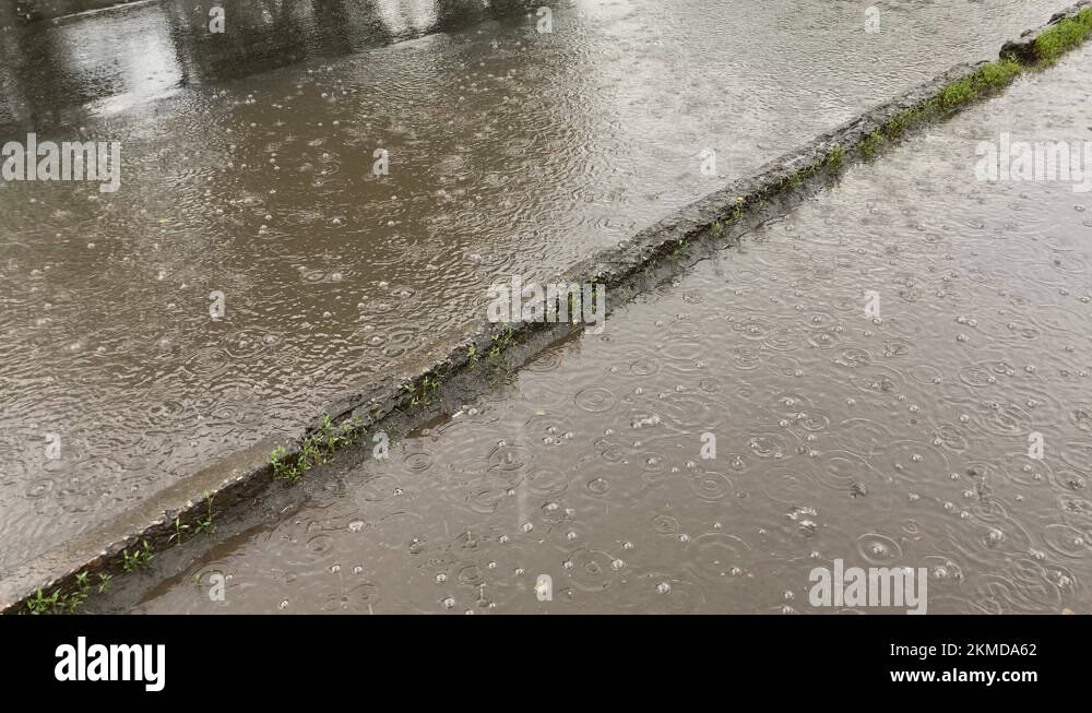 Puddle of rainwater on pavement Stock Videos & Footage - HD and 4K Video Clips - Alamy