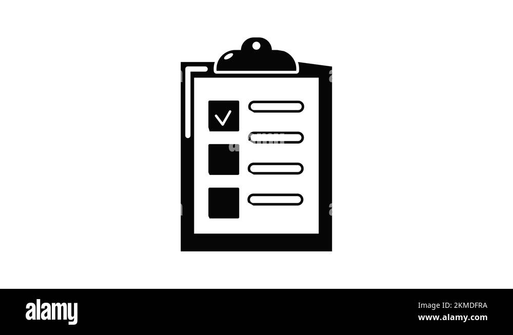 Checklist checkmark symbol Stock Videos & Footage - HD and 4K Video ...