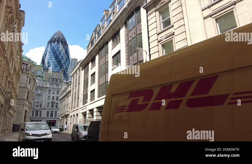 Delivery dhl van Stock Videos & Footage - HD and 4K Video Clips - Alamy