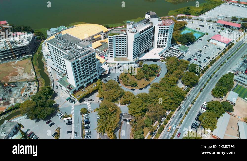 Victoria Island Lagos, Nigeria - 24 June 2021: Drone view of the biggest Stock Video Footage - Alamy