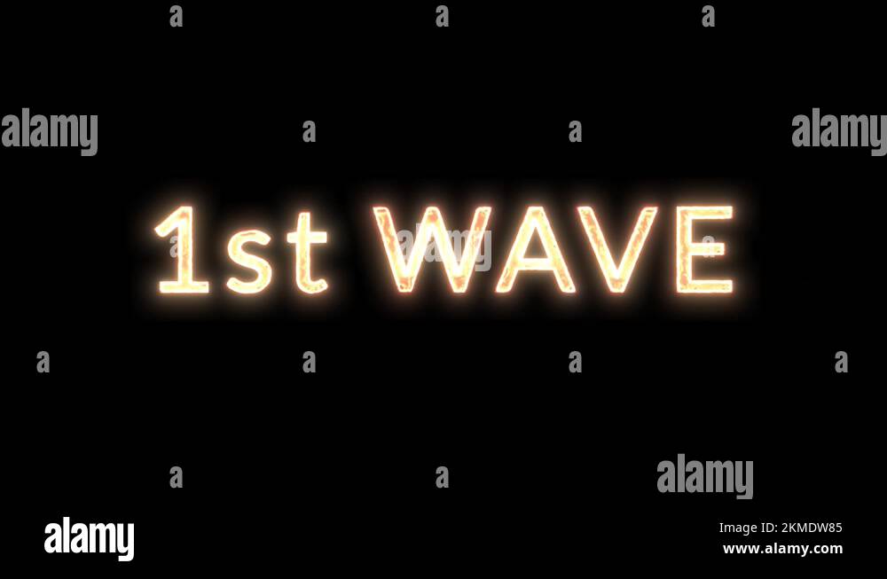 The first Wave - smooth modern and clean Title Text Intro Animation on ...