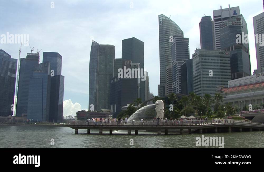 The merlion tower Stock Videos & Footage - HD and 4K Video Clips - Alamy