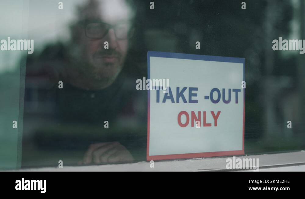 Restaurant open take out only Stock Videos & Footage - HD and 4K Video ...