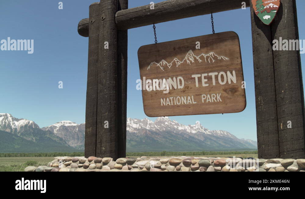 Grand teton national park sign Stock Videos & Footage - HD and 4K Video ...