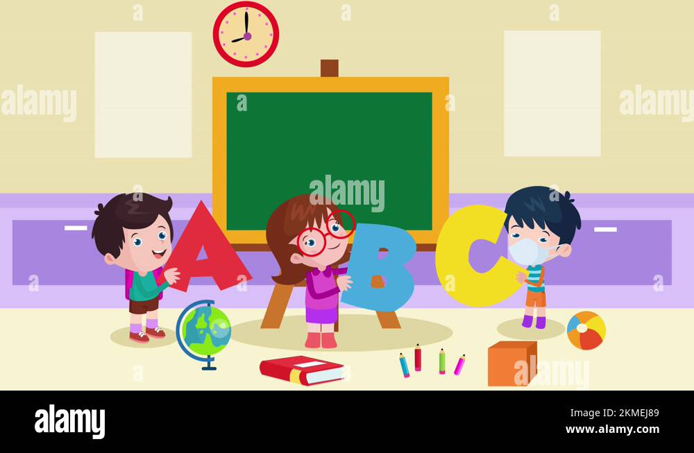 Kids holding alphabet Stock Videos & Footage - HD and 4K Video Clips ...