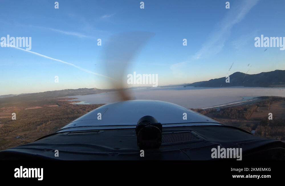 Pilot's Perspective From Cockpit Of An Aircraft For Take Off At The ...