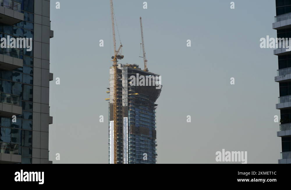 Dubai tower building construction Stock Videos & Footage - HD and 4K ...