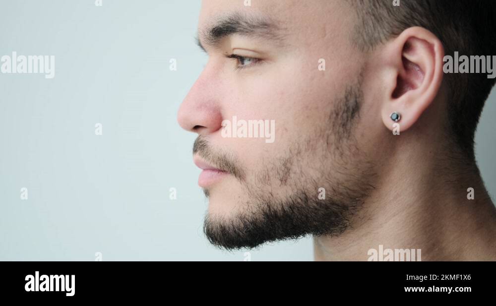 Man face side profile Stock Videos & Footage - HD and 4K Video Clips ...