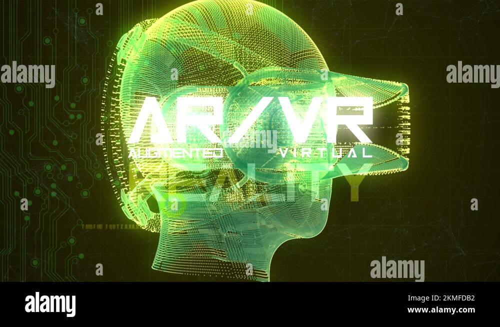 Stunning VFX graphics animation depicting emerging technology in the ...