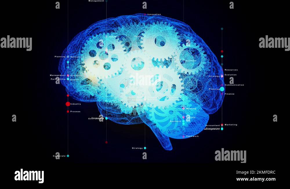 AI (Artificial Intelligence) concept. Deep learning. Computer ...