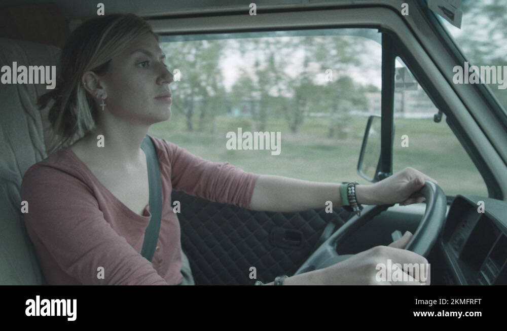Young woman driving camper van Stock Videos & Footage - HD and 4K Video ...