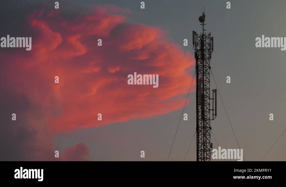 Red cell tower Stock Videos & Footage - HD and 4K Video Clips - Alamy