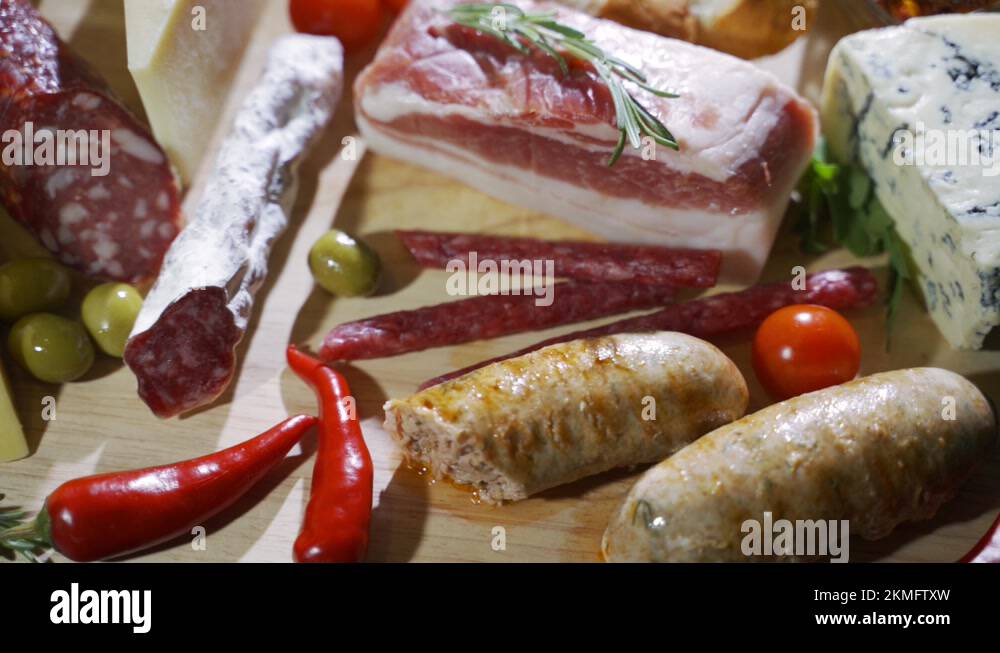 Set different cuts meats Stock Videos & Footage - HD and 4K Video Clips ...