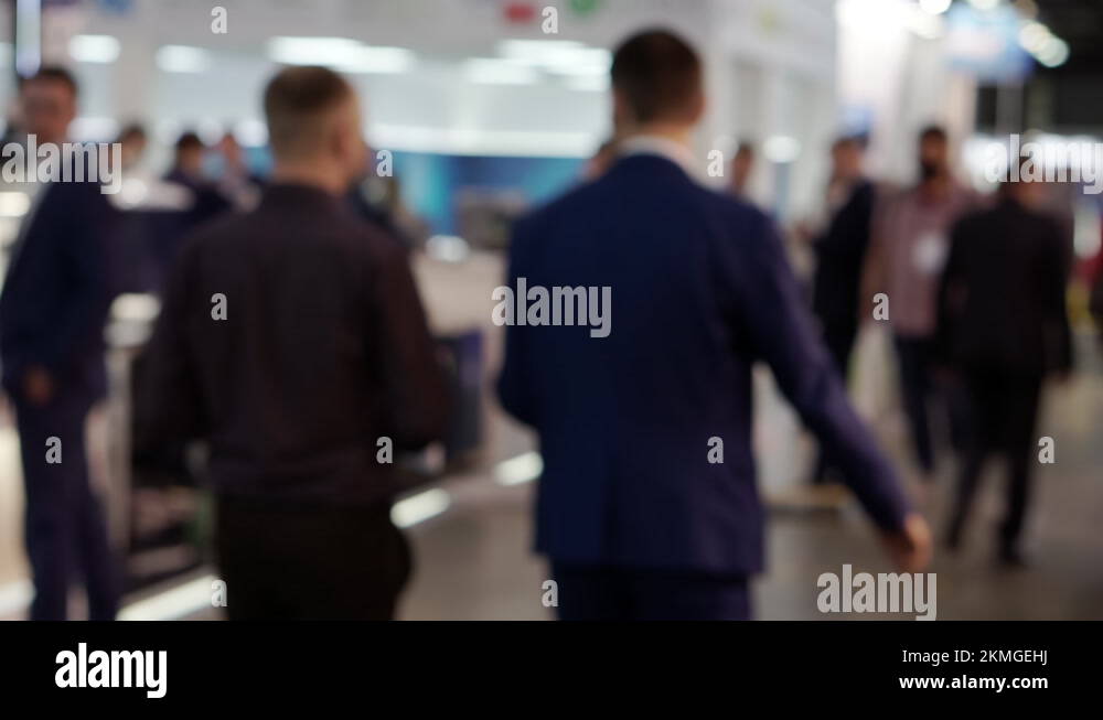 Unfocused video of people unrecognizable silhouettes Stock Video ...