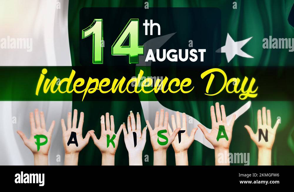 Independence day 14 august pakistan day celebration poster design Stock ...