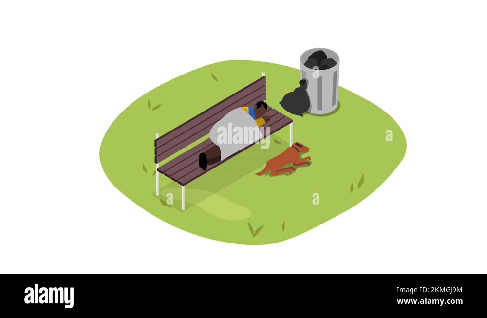 Homeless dog cartoon illustration Stock Videos & Footage - HD and 4K ...