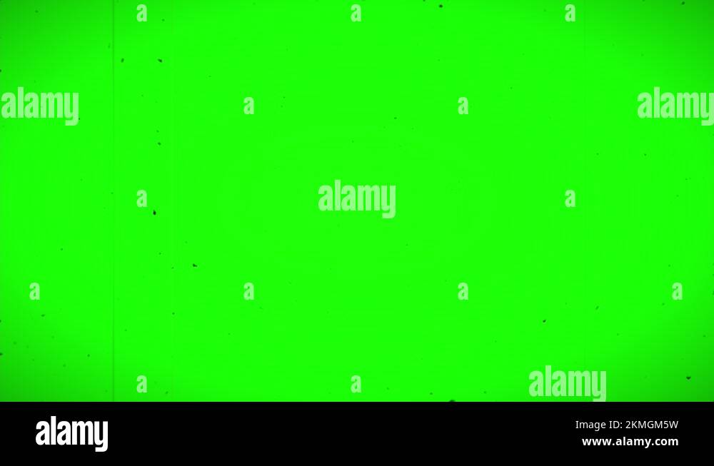 Chroma Key Old film effect and green screen background Stock Video ...