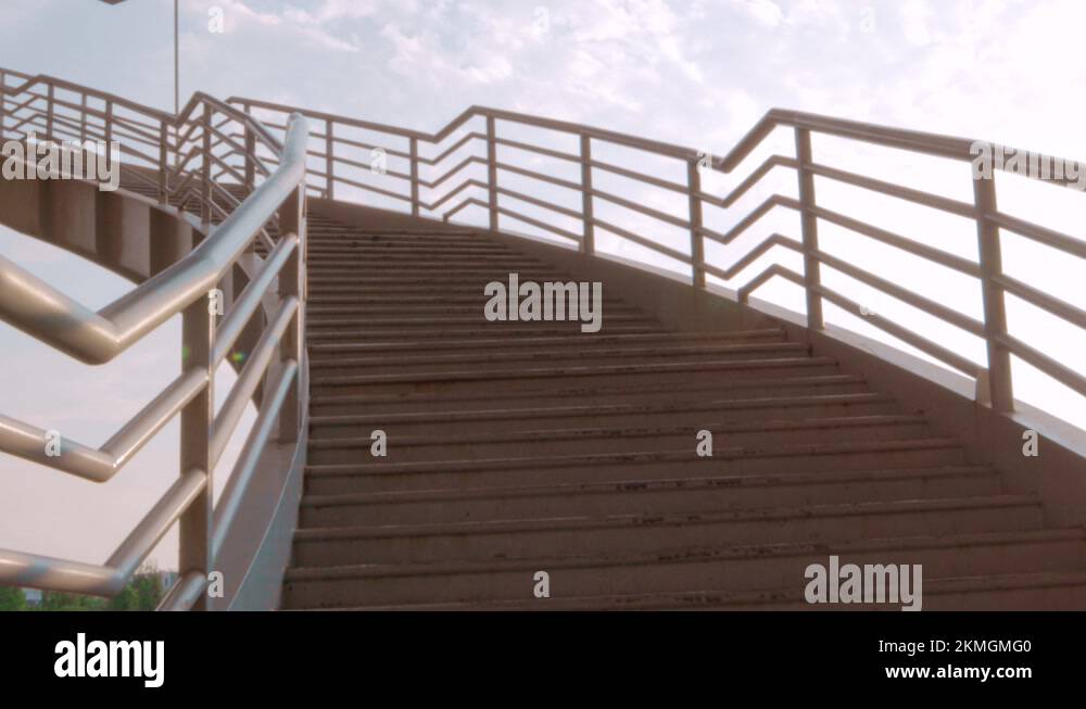 cable-stayed stairs pylon fastening architecture engineering Stock ...