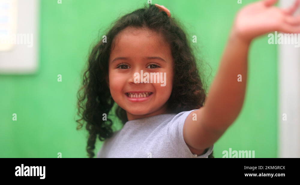 Girl kid hi Stock Videos & Footage - HD and 4K Video Clips - Alamy